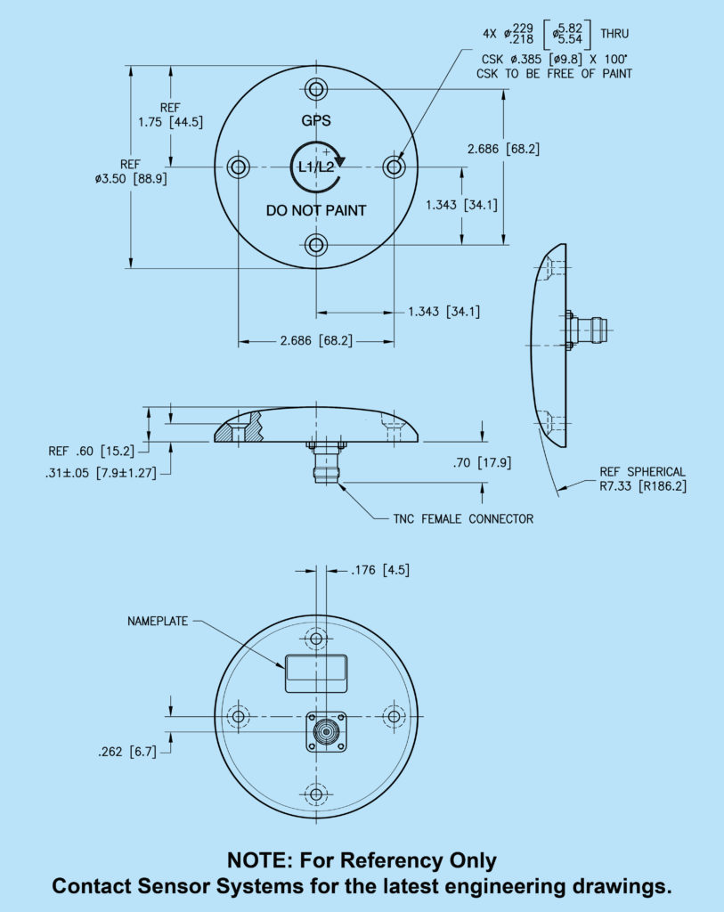 Model - Sensor Systems Inc., Aircraft Antenna