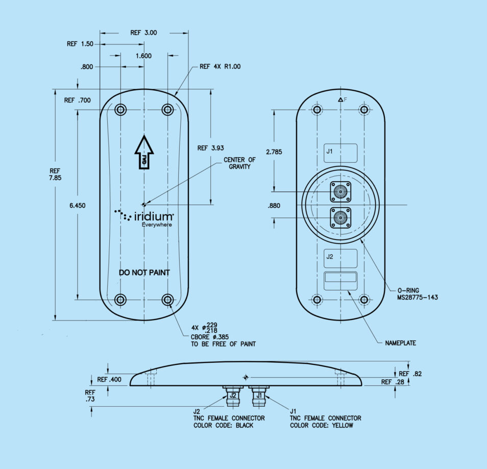 Model - Sensor Systems Inc., Aircraft Antenna