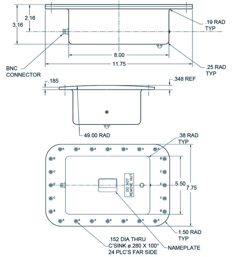 S35-2000-10_Drawing - Sensor Systems Inc., Aircraft Antenna