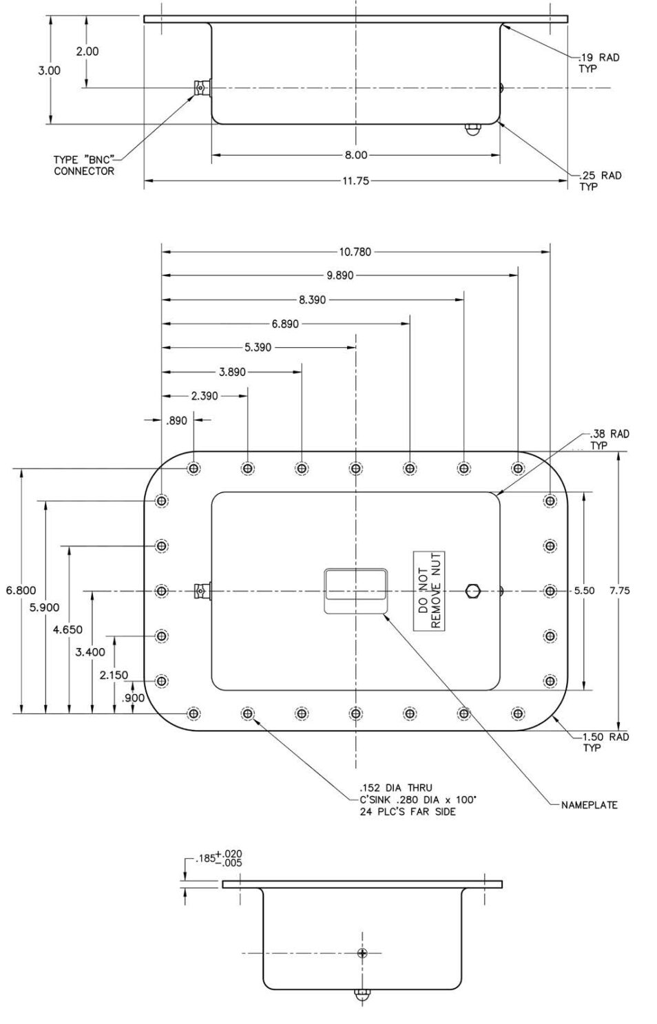 S35-2000-1Drawing - Sensor Systems Inc., Aircraft Antenna
